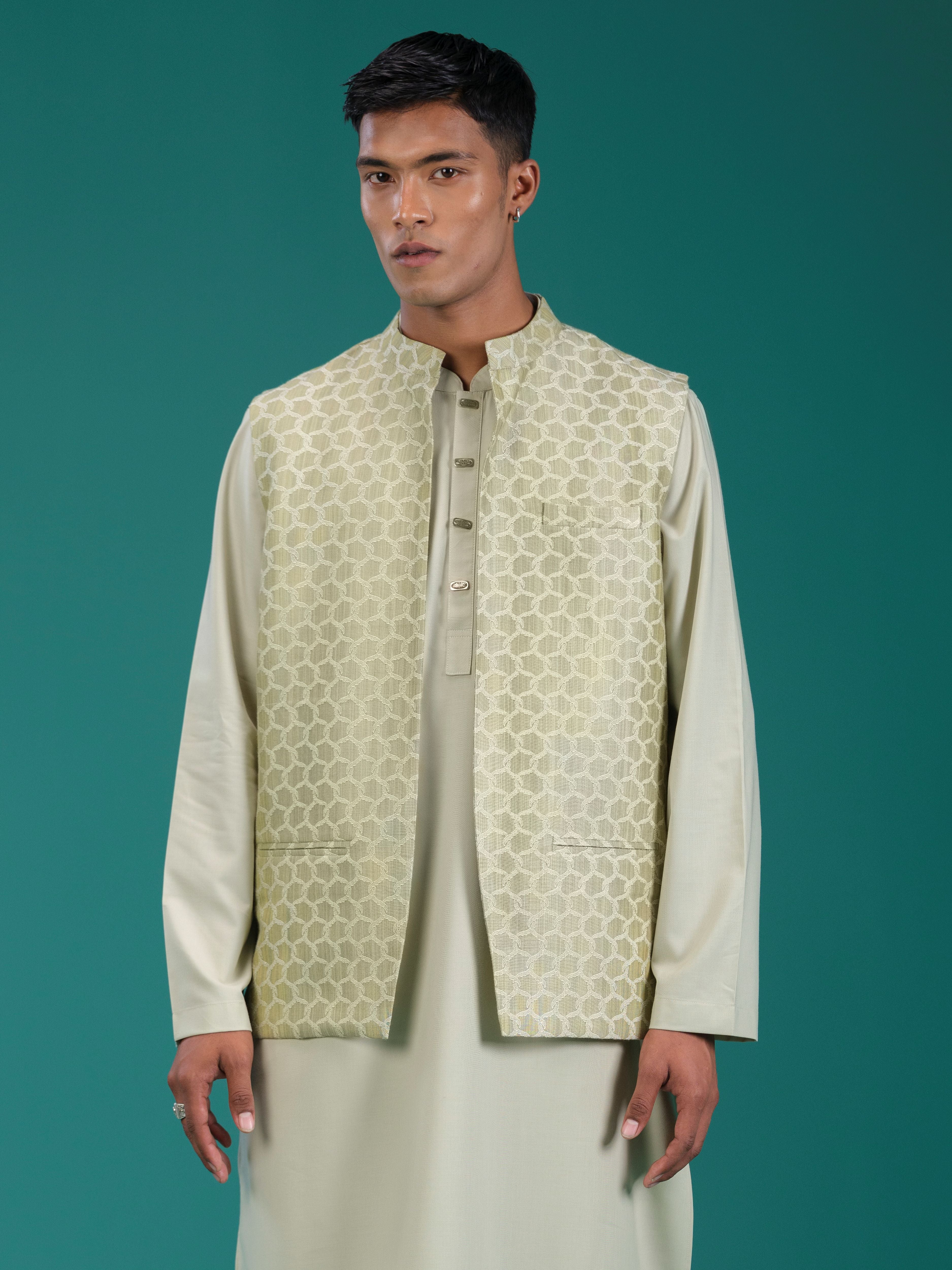 Men's Panjabi Beige – KLUBHAUS